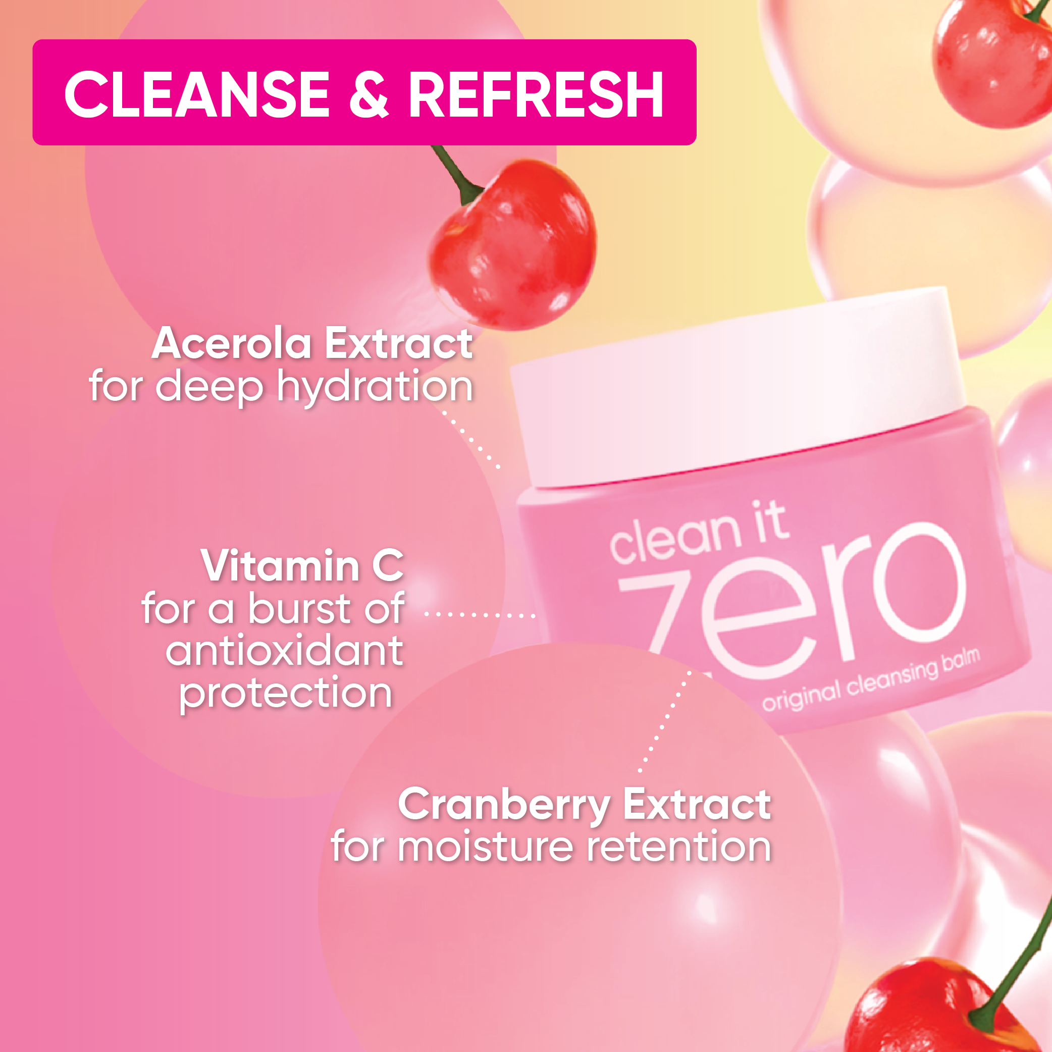 Clean It Zero Cleansing Balm Original | Makeup Removing Cleanser Balm