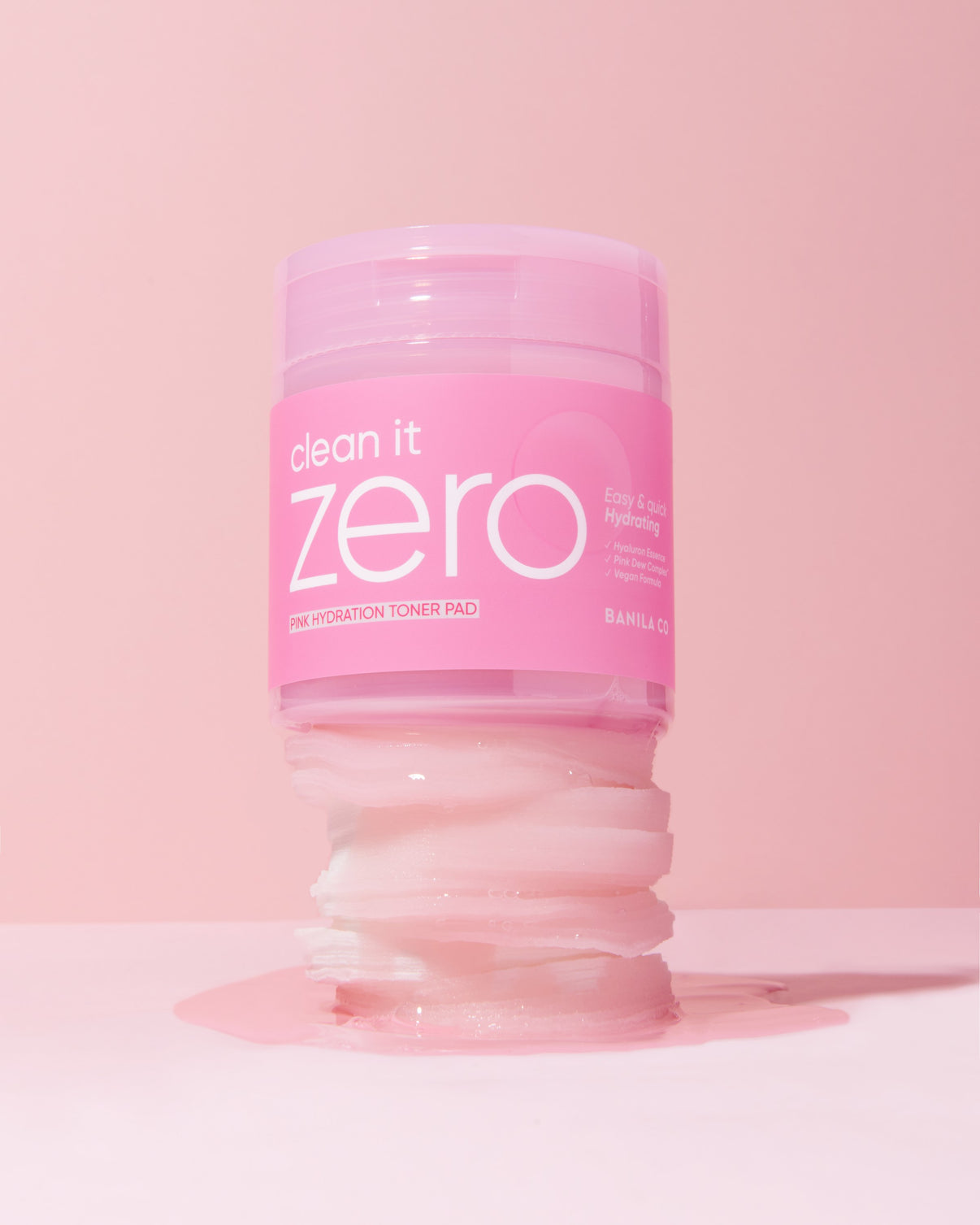Clean It Zero Pink Toner Pads | Hydrating | Banila Co