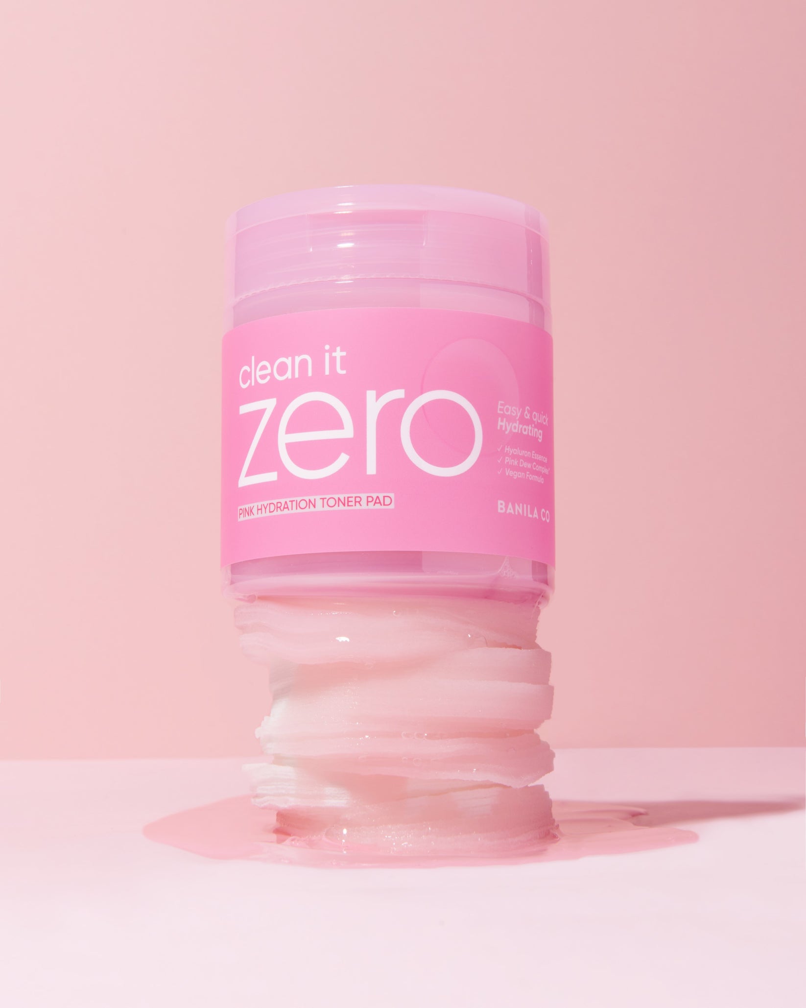 Clean It Zero Pink Toner Pads | Hydrating | Banila Co